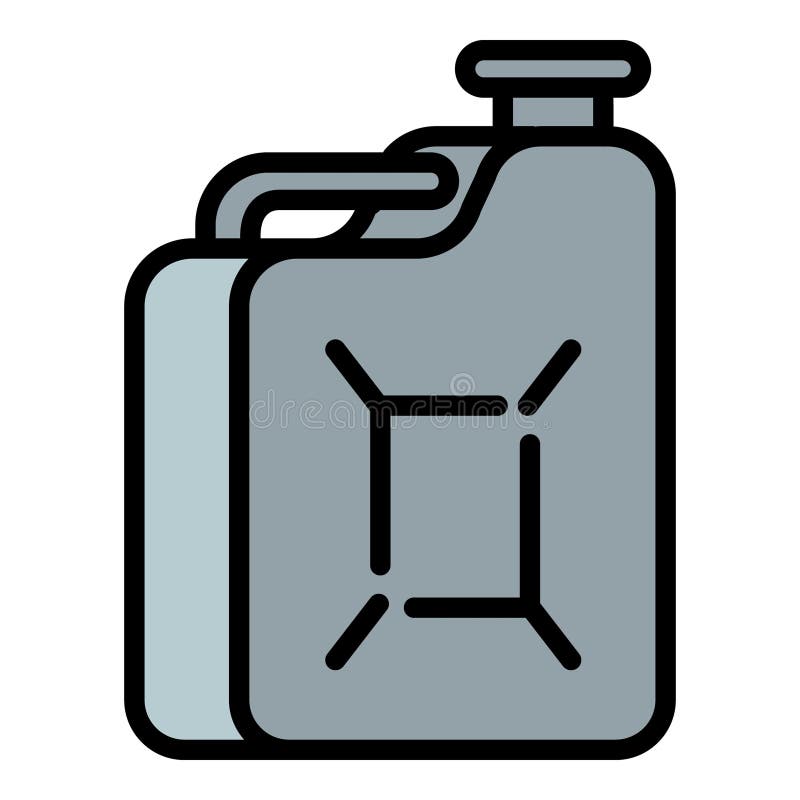 Fuel Canister Icon Outline Vector. Car Part Stock Vector - Illustration ...