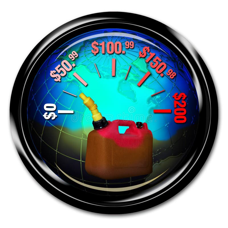 Fuel Cost. stock illustration. Illustration of price - 24530619