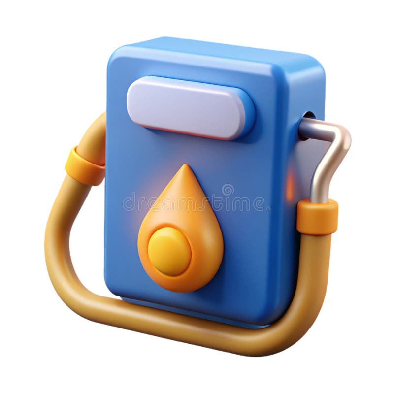 Fuel 3D Icon stock illustration. Illustration of diesel - 360165310