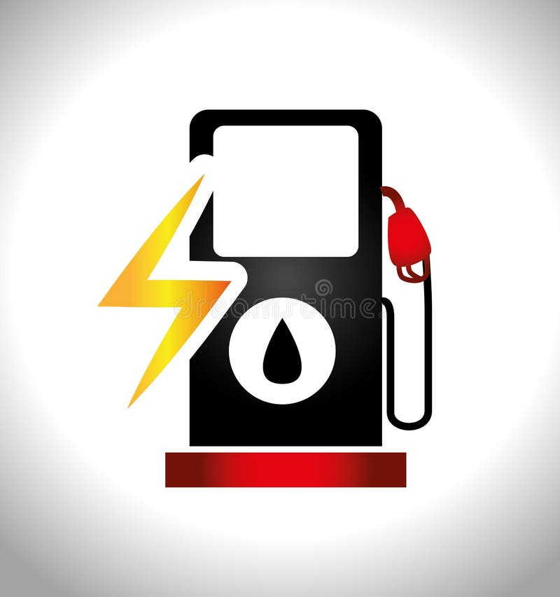 Fuel Design, Vector Illustration. Stock Vector - Illustration of green ...