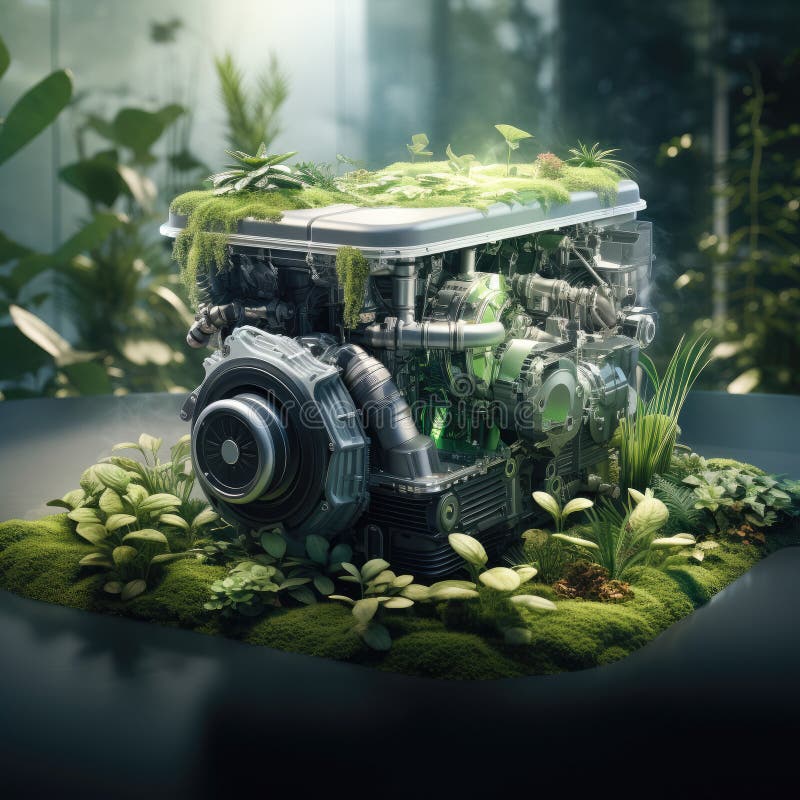 Fuel-efficient Technologies Featured in a Hybrid Engine Stock ...