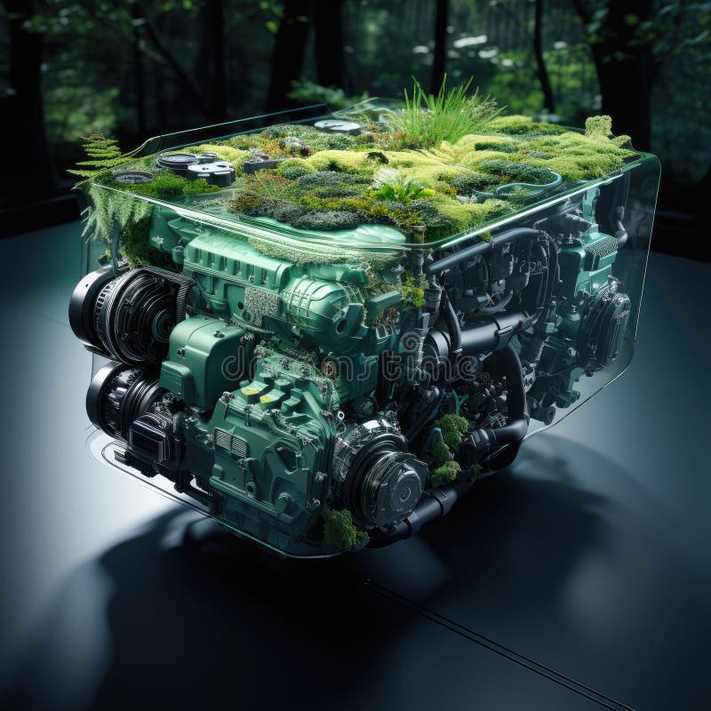 Fuel-efficient Technologies Featured in a Hybrid Engine Stock ...