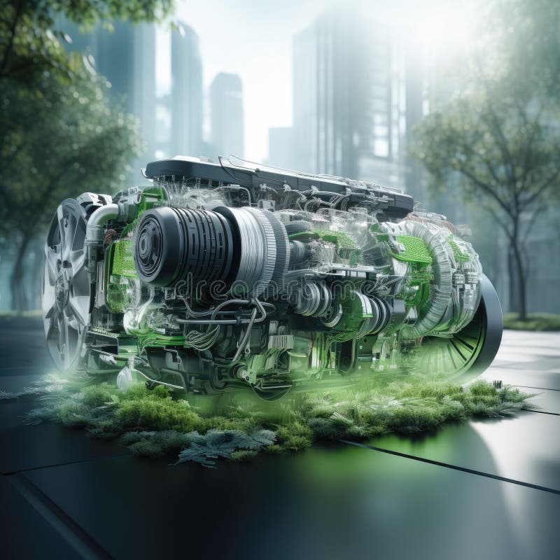 Fuel Efficient Technologies Featured Hybrid Engine Stock Photos - Free ...
