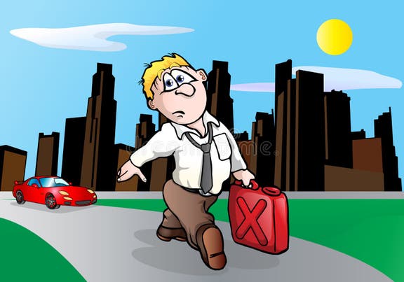 Fuel empty stock illustration. Illustration of object - 18229393