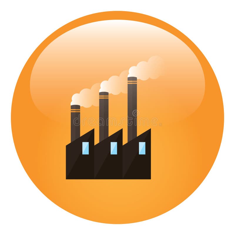 Fuel Factory. Vector Illustration Decorative Design Stock Vector ...