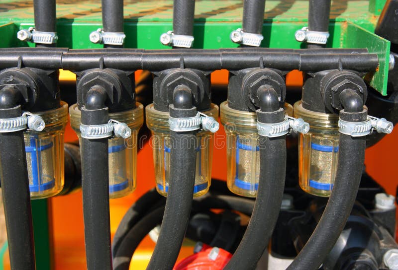 Fuel Filters and Hoses, Engine Stock Photo - Image of engines ...