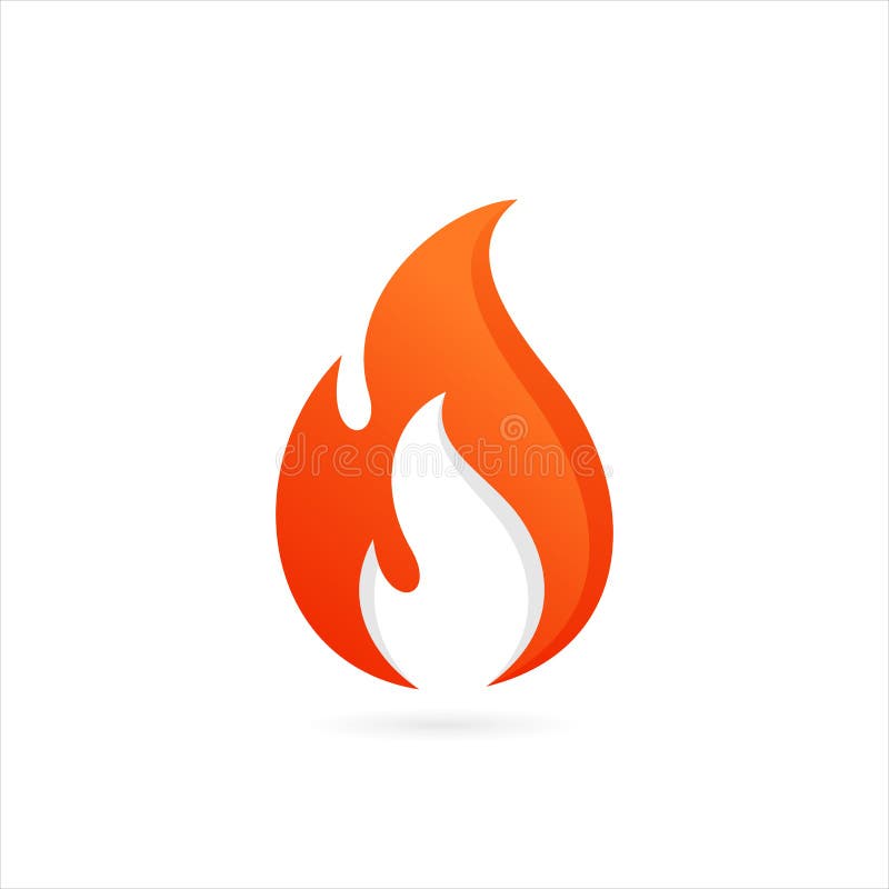 Good Fuel Fire Icon Logo, Fire Fuel Symbol Stock Vector - Illustration ...