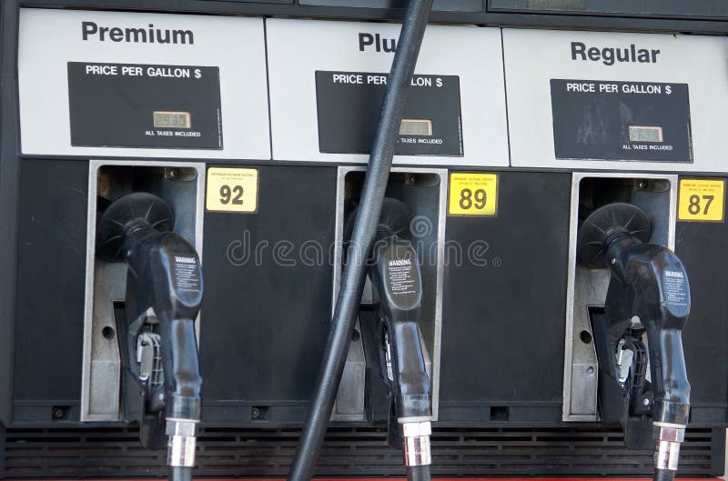 Fuel or Gas Pumps stock image. Image of gallon, petroleum - 10500283