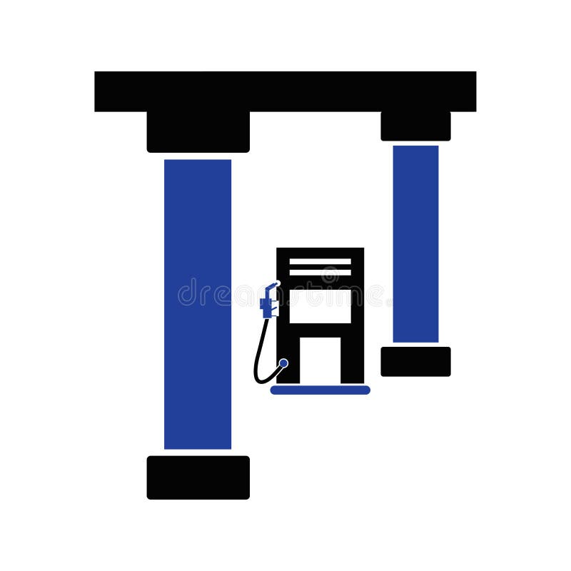 Fuel gas station icon stock vector. Illustration of petroleum - 262292443