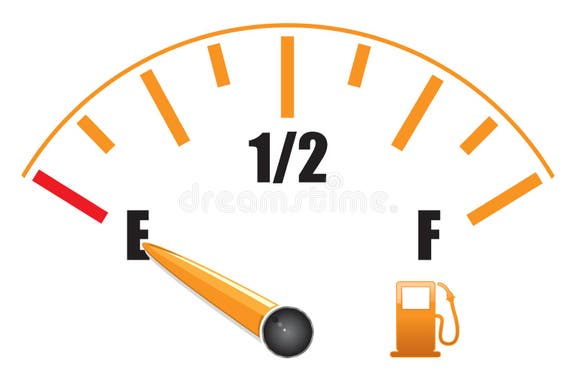 Low Fuel Gauge Stock Illustrations – 2,426 Low Fuel Gauge Stock ...