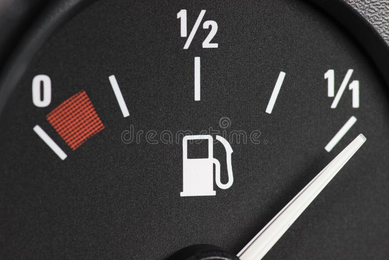 Fuel gauge stock photo. Image of indication, level, gasoline - 98160388