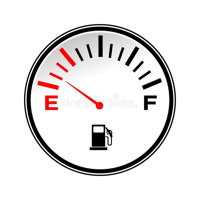 Fuel Gauge Icon Vector Design Template Basic RGB Stock Illustration ...