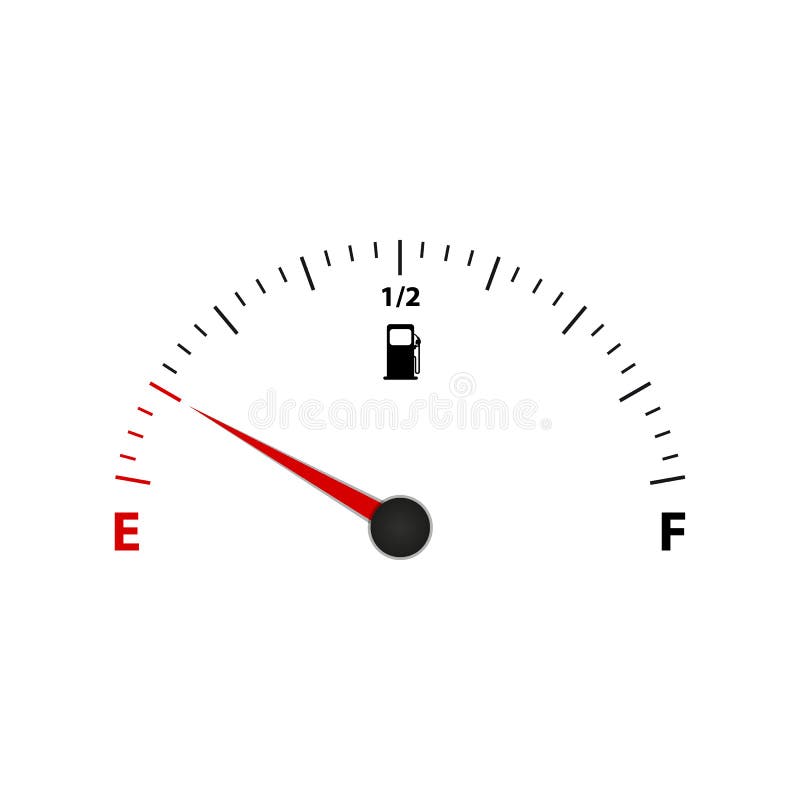 Fuel Gauge Meter - Vector Illustration - Isolated on Transparent ... Fuel Gauge Meter - Vector Illustration - Isolated on Transparent ...