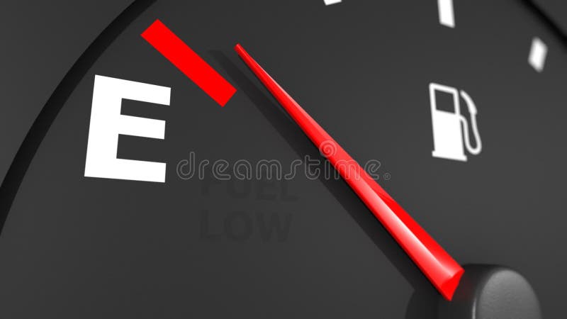 Fuel Gauge with Its Consumption until the Fuel Warning Light Flashes To ...
