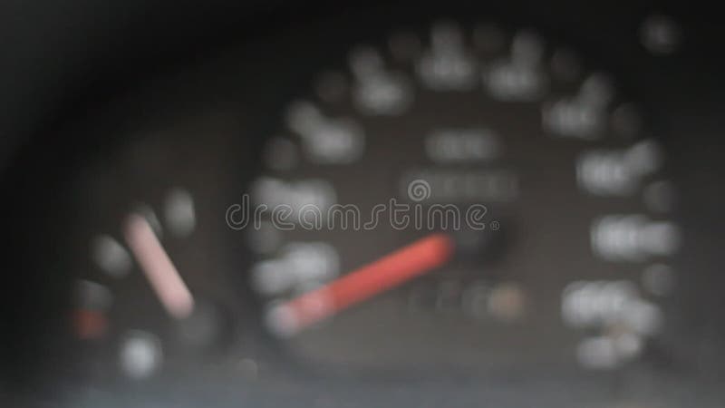 Fuel Gauge Speedometer stock video. Video of empty, meter - 270231877