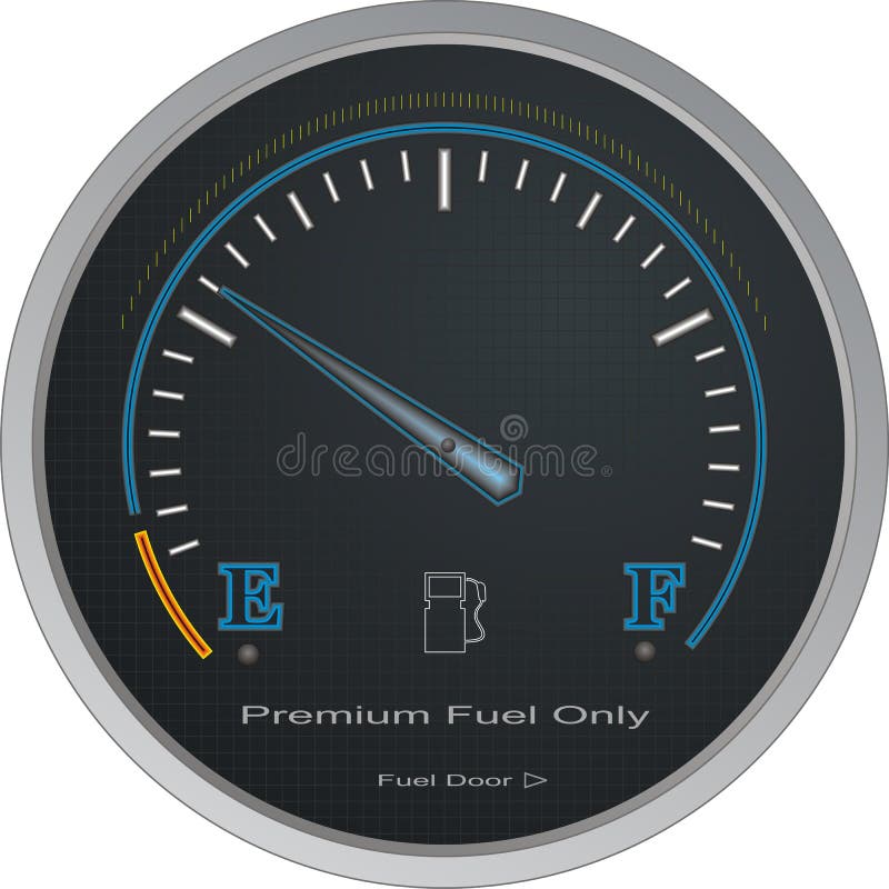 Fuel Gauge Vector stock vector. Illustration of auto, speed - 6557932