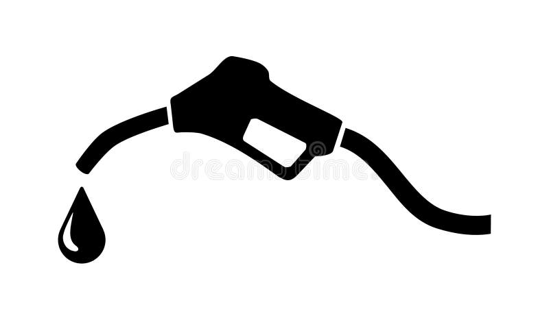 Fuel gun icon stock vector. Illustration of hose, symbol - 308003936