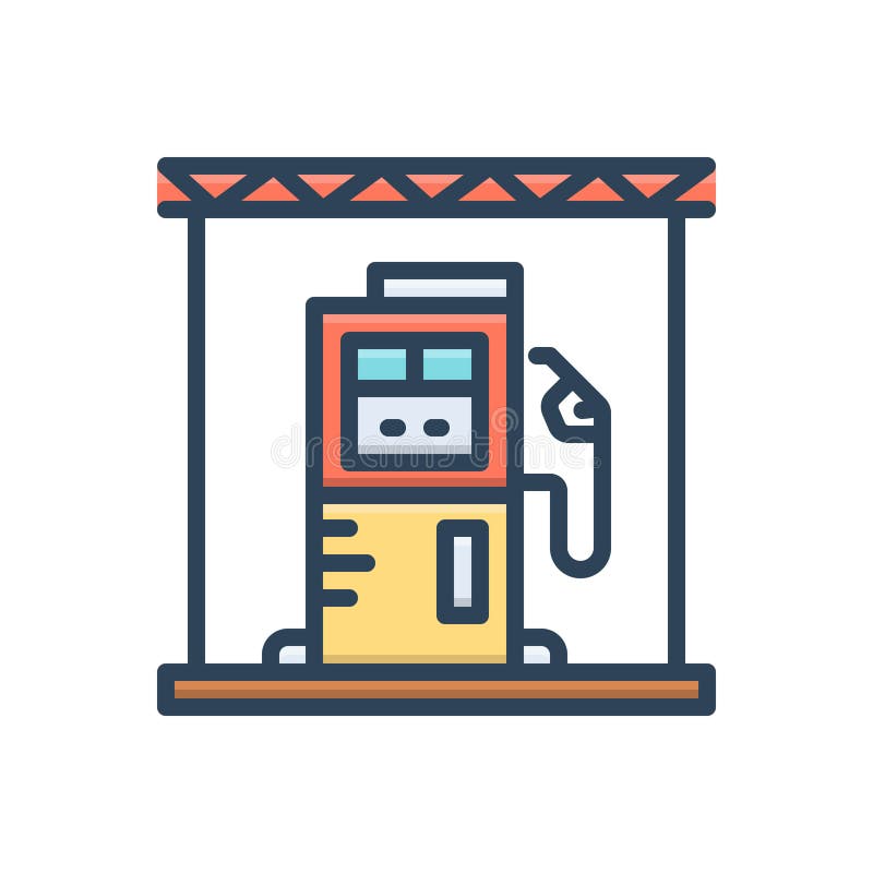 Color Illustration Icon for Fuel, Gas and Tank Stock Vector ...