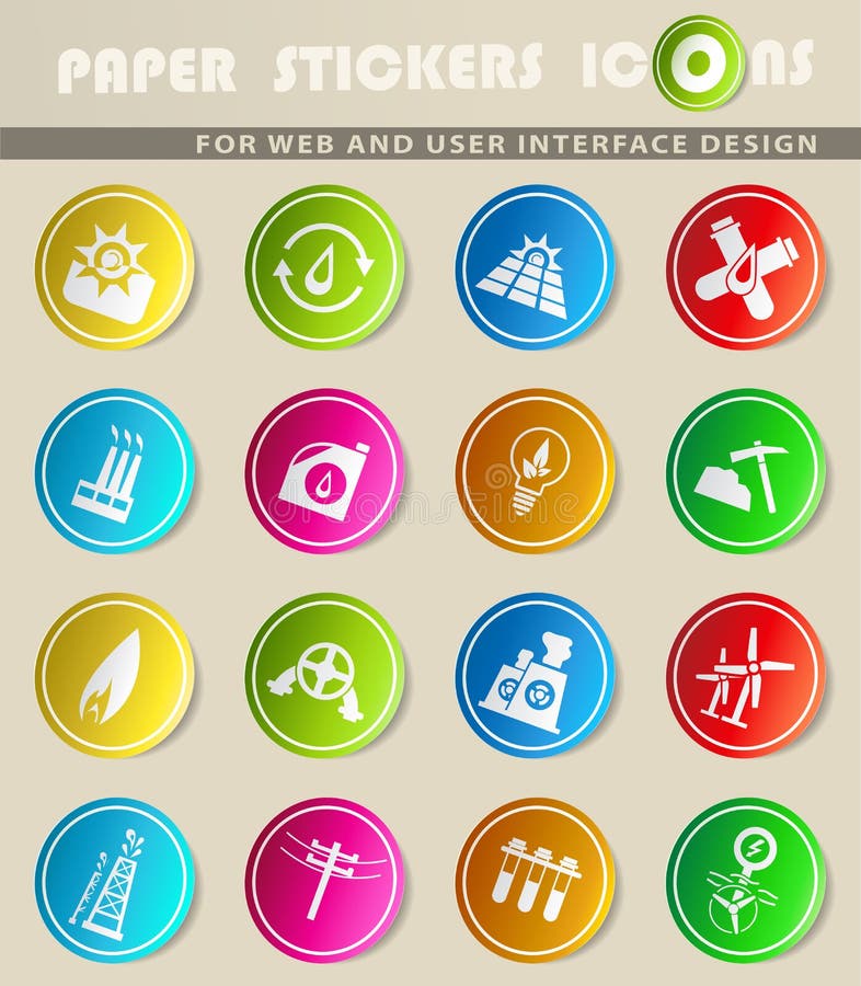 Fuel icon set stock illustration. Illustration of winddriven - 88814848