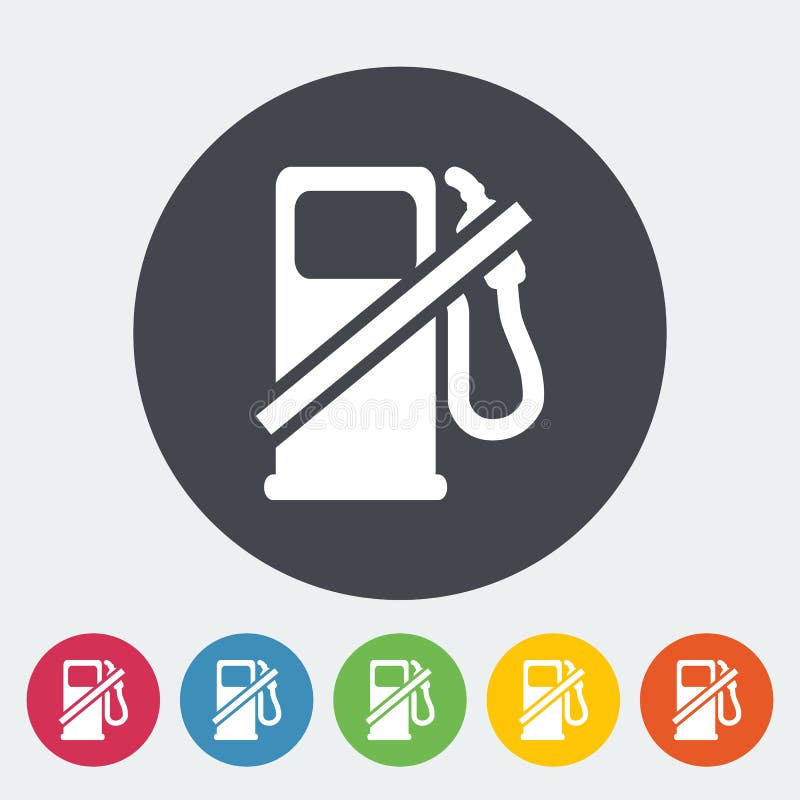 Fuel icon stock vector. Illustration of petrol, isolated - 101439971