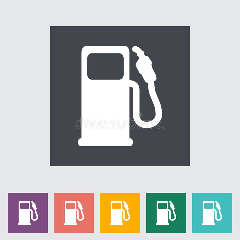 Fuel icon stock vector. Illustration of back, retro, fossil - 93728620