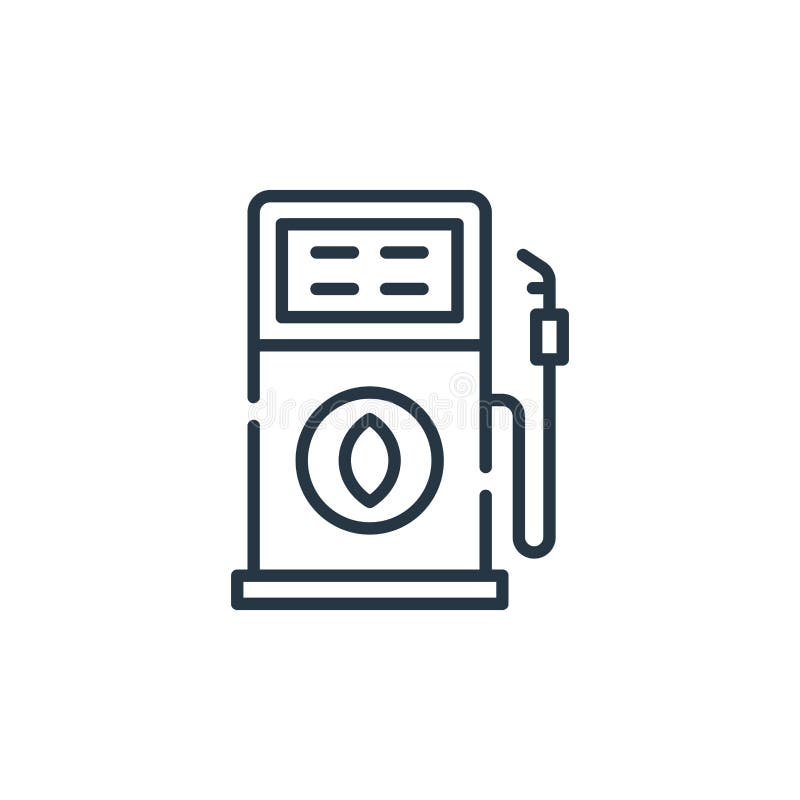 Fuel Icon Vector from Sustainable Energy Concept. Thin Line ...
