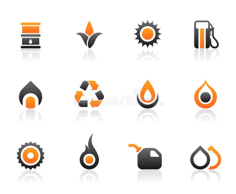 Fuel icons and graphics stock vector. Illustration of modern - 5286598