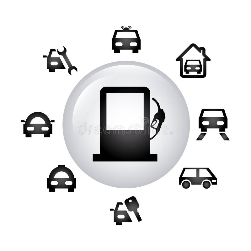 Fuel icons and graphics stock vector. Illustration of modern - 5286598