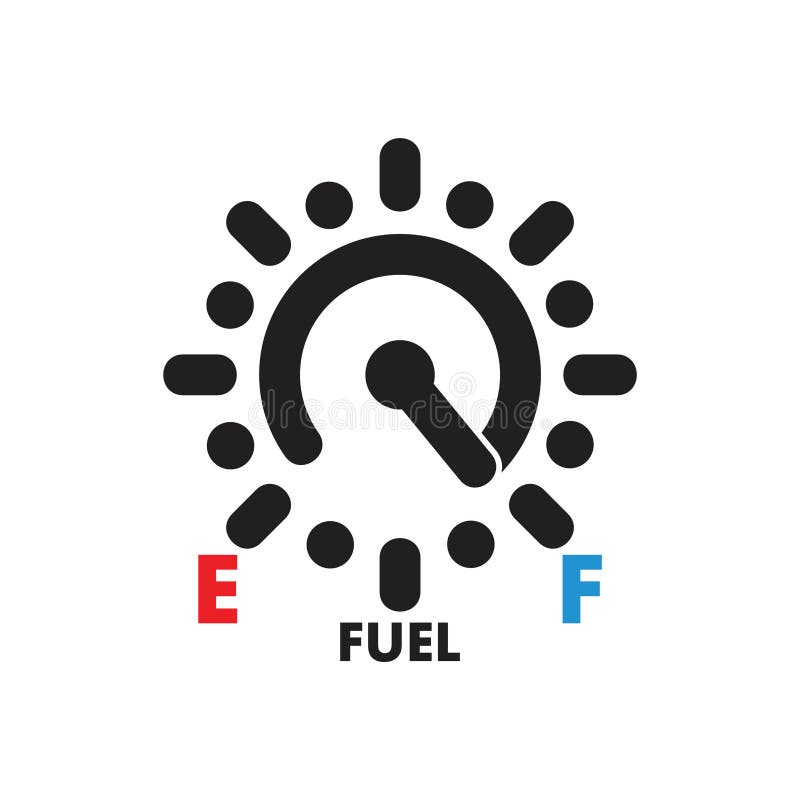 Fuel Indicator Symbol Logo Vector Stock Vector - Illustration of circle ...