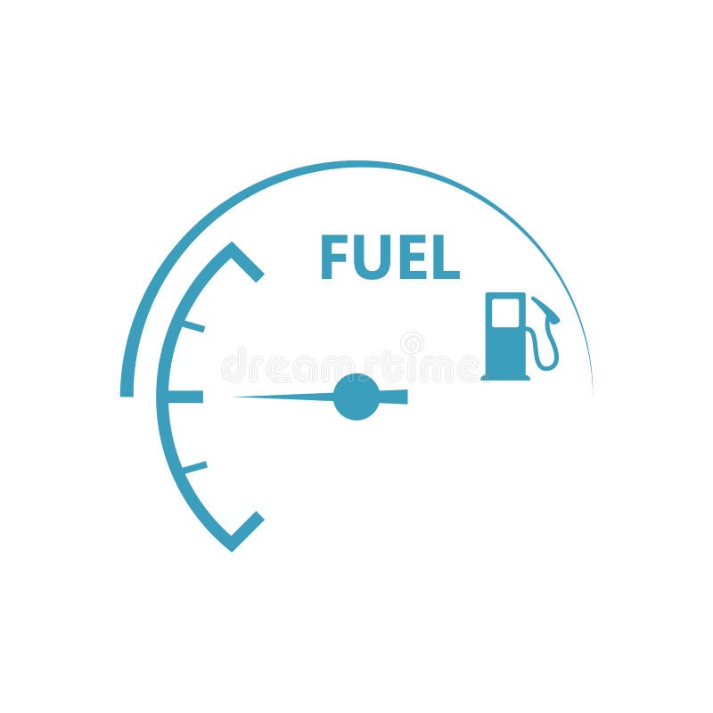 Vector Illustration Fuel Indicator Logo Template Stock Vector ...
