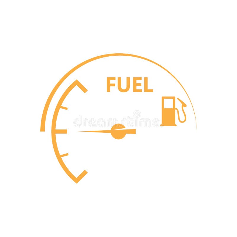 Vector Illustration Fuel Indicator Logo Template Stock Vector ...