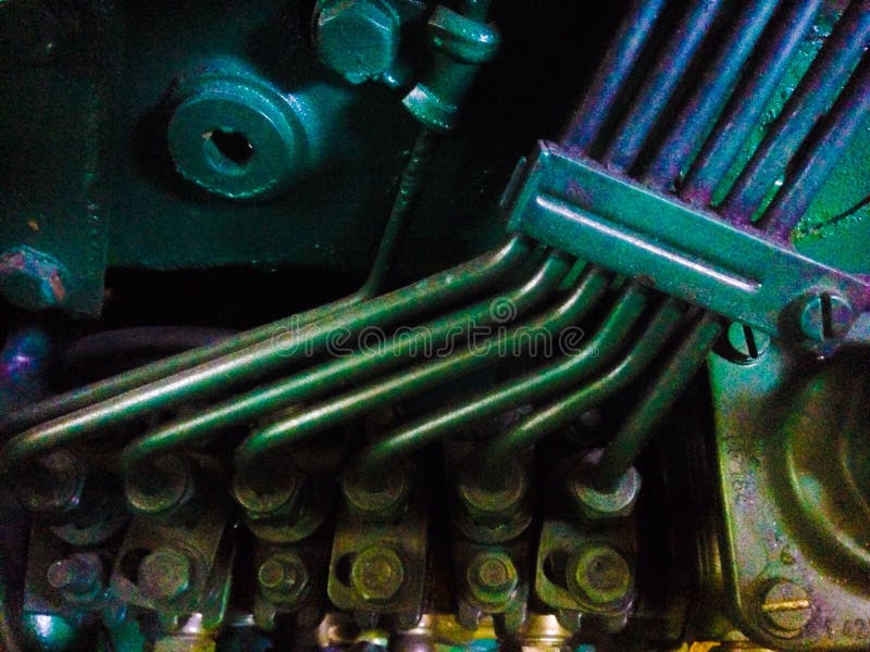 Fuel injection lines stock photo. Image of maintenance - 46858214