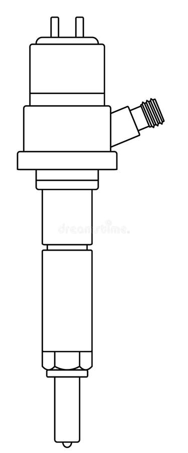 Fuel Injector Stock Illustrations – 139 Fuel Injector Stock ...