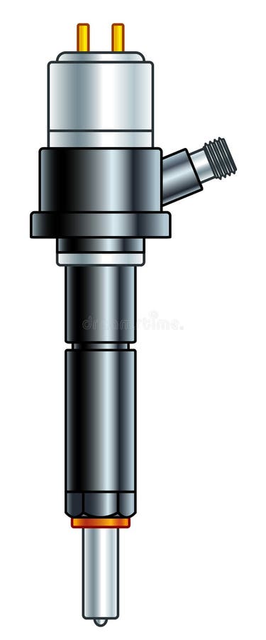 Fuel Injector. Vector Illustration. Tires. Vector Illustration ...