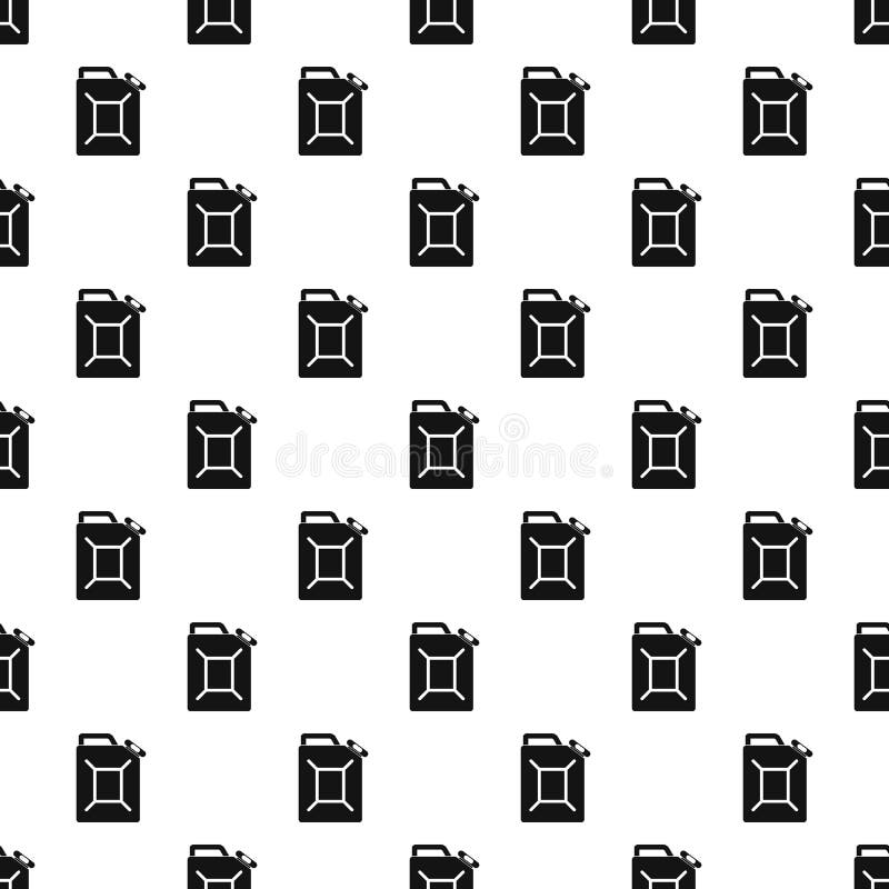 Fuel Jerrycan Pattern Vector Stock Vector - Illustration of power ...