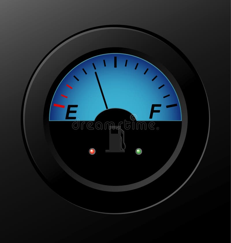 Fuel level stock vector. Illustration of energy, division - 7822430