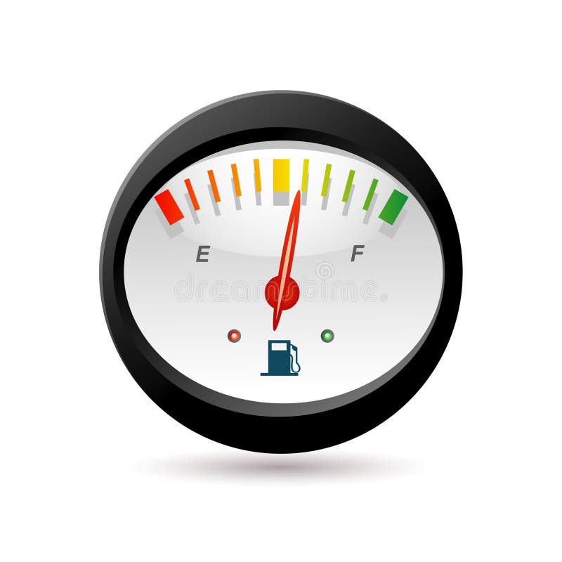 Fuel level icon stock vector. Illustration of panel, environment - 14977514