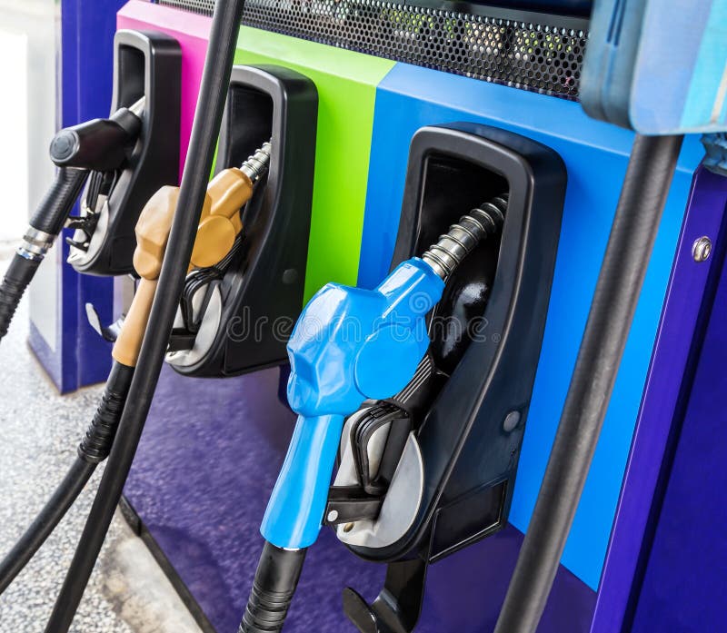 Fuel nozzle. stock image. Image of black, machine, automobile - 63914383