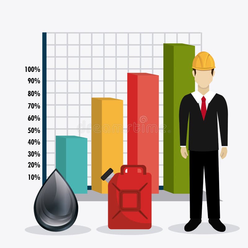 Fuel prices economy design stock vector. Illustration of industrial ...