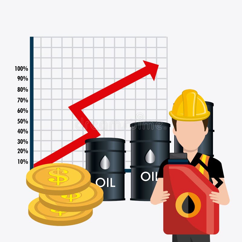 Fuel prices economy design stock vector. Illustration of crude - 60912112