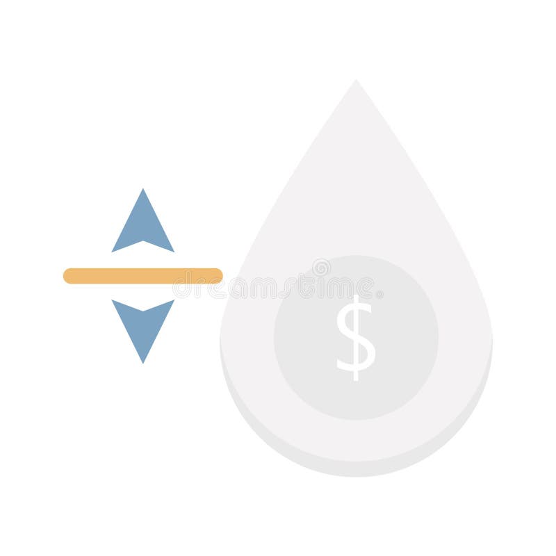 Fuel Prices Flat Vector Icon Which Can Easily Modify or Edit Stock ...