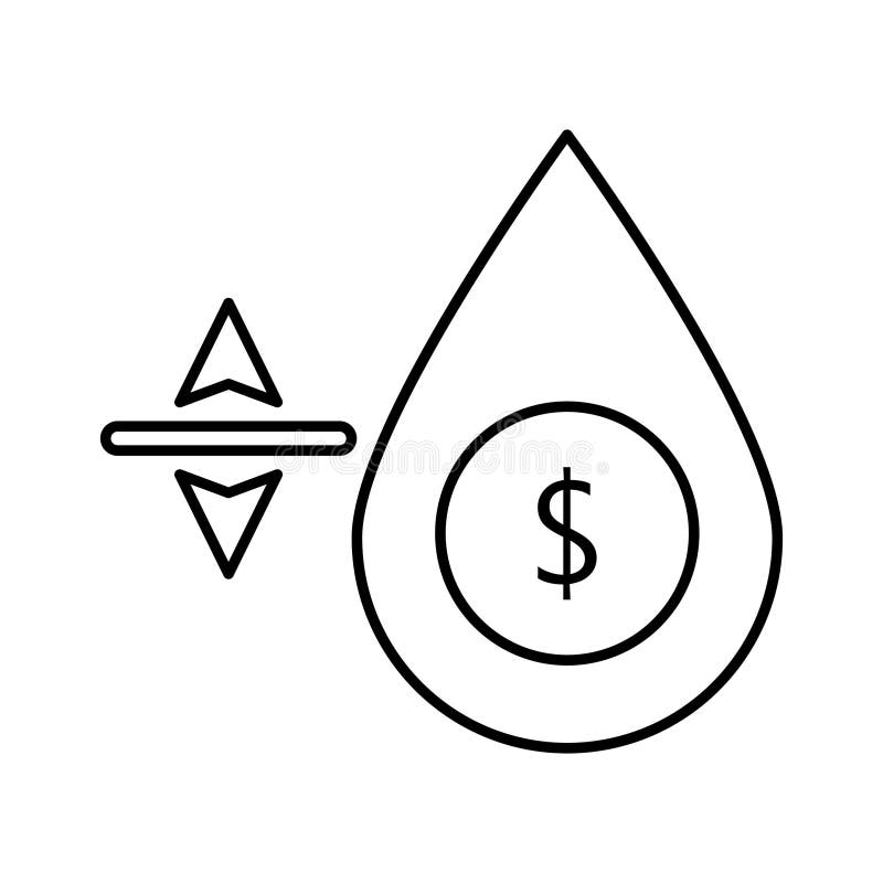 Fuel Prices Flat Vector Icon Which Can Easily Modify or Edit Stock ...