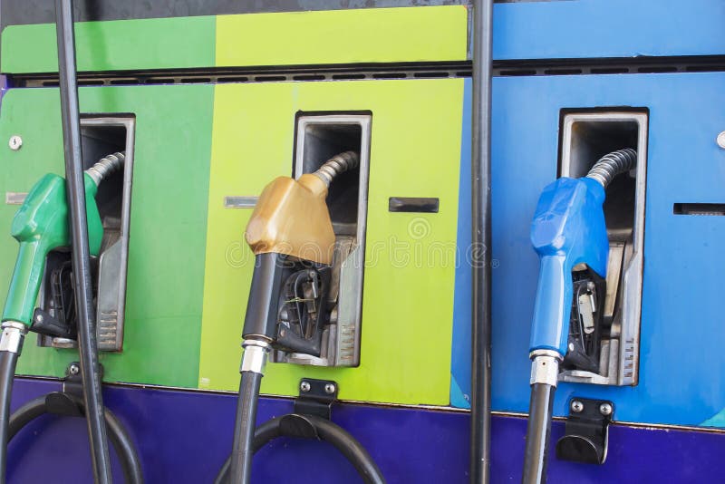 Fuel Pump in the Gas Station,petrol Stock Image - Image of thailand ...