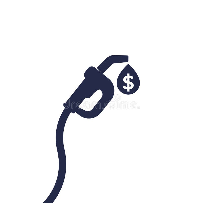 Fuel Pump Nozzle, Petrol Price Vector Stock Vector - Illustration of ...