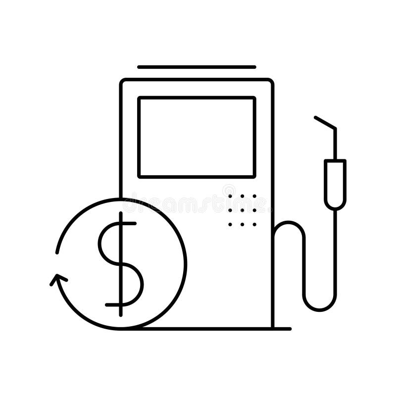 Fuel, Pump, Oil Pump, Petrol Pump Icon Stock Vector - Illustration of ...