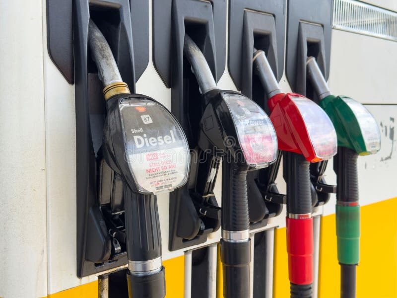 Fuel Pump Station with Multiple Nozzles for Diesel and Gasoline ...