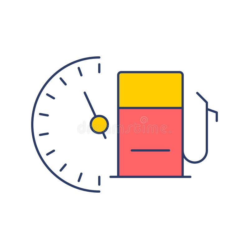 Fuel Station Fuel Icon Vector Stock Vector - Illustration of gasoline ...
