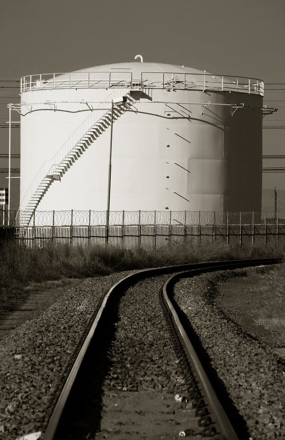 Fuel Storage at Bio Fuel Power Plant Stock Photo - Image of silo ...
