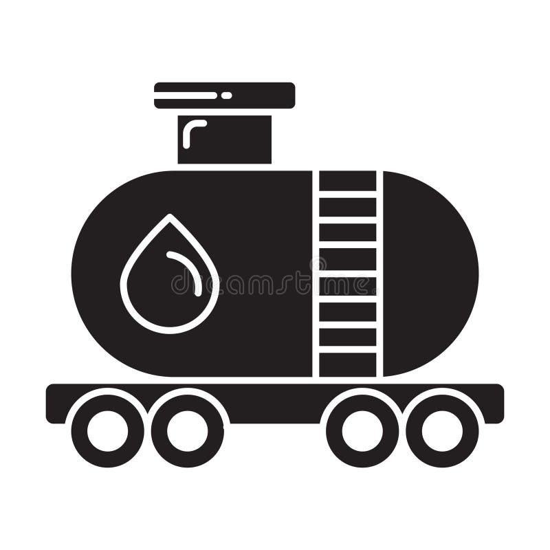 Fuel tank icon vector stock vector. Illustration of refinery - 342304466