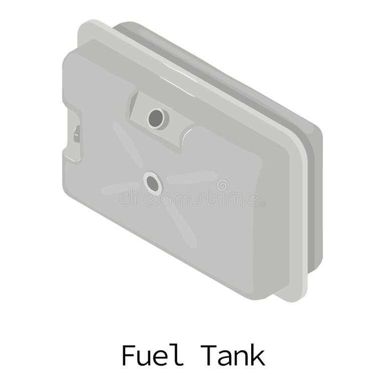 Fuel Tank Icon, Isometric 3d Style Stock Vector - Illustration of pipe ...